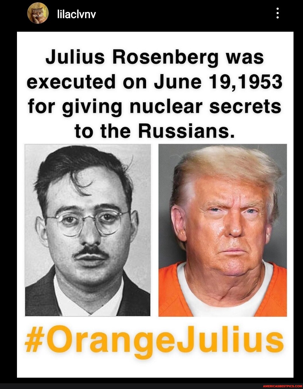 Julius Rosenberg was executed on June 19,1953 for giving nuclear ...