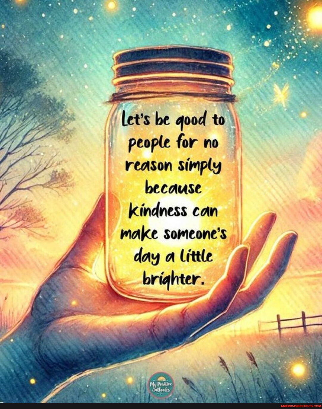 Let's be good to people for no reason simply _because kindness can make ...