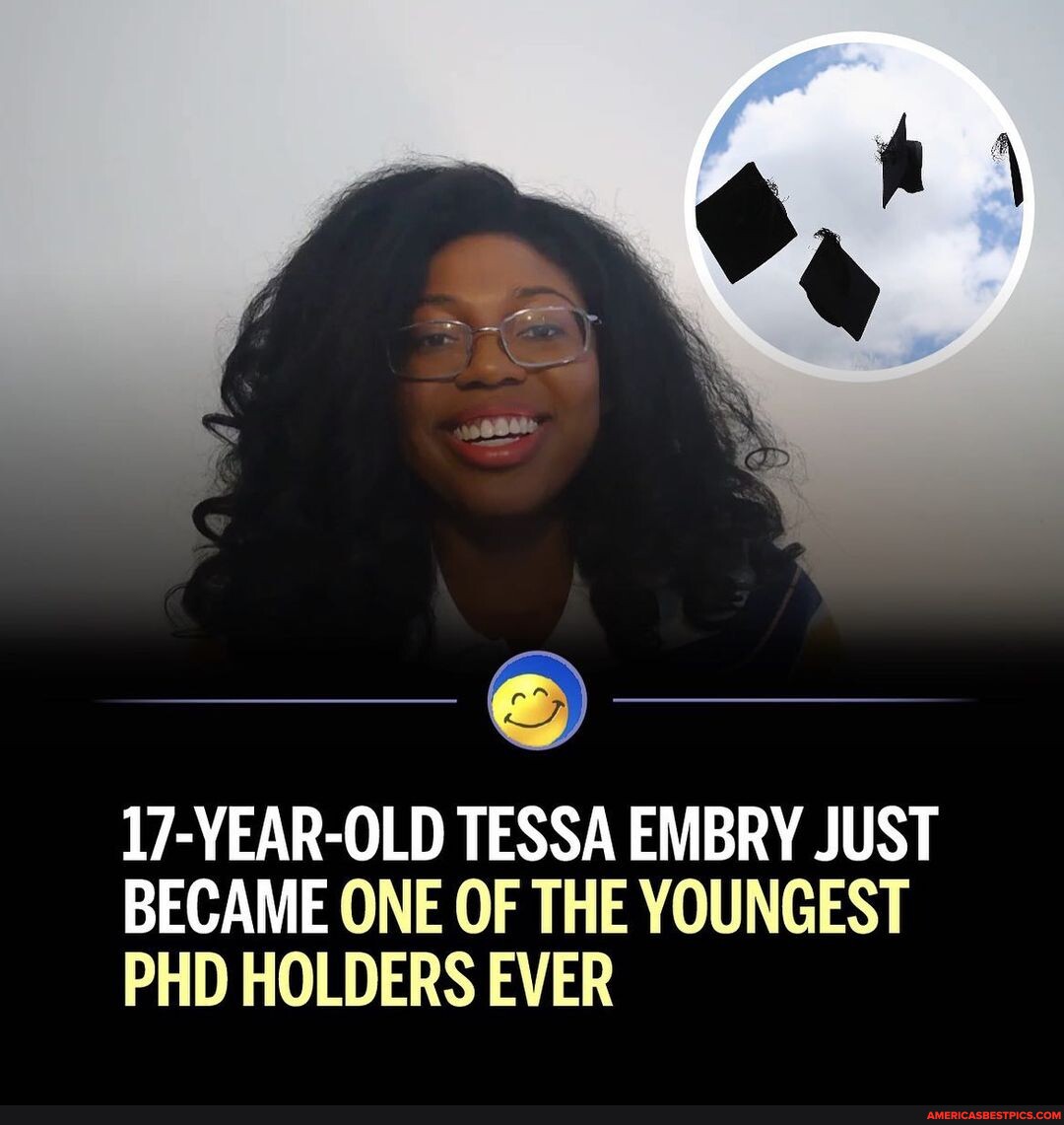 17-year-old Tessa Embry recently earned her PhD from Capella University ...