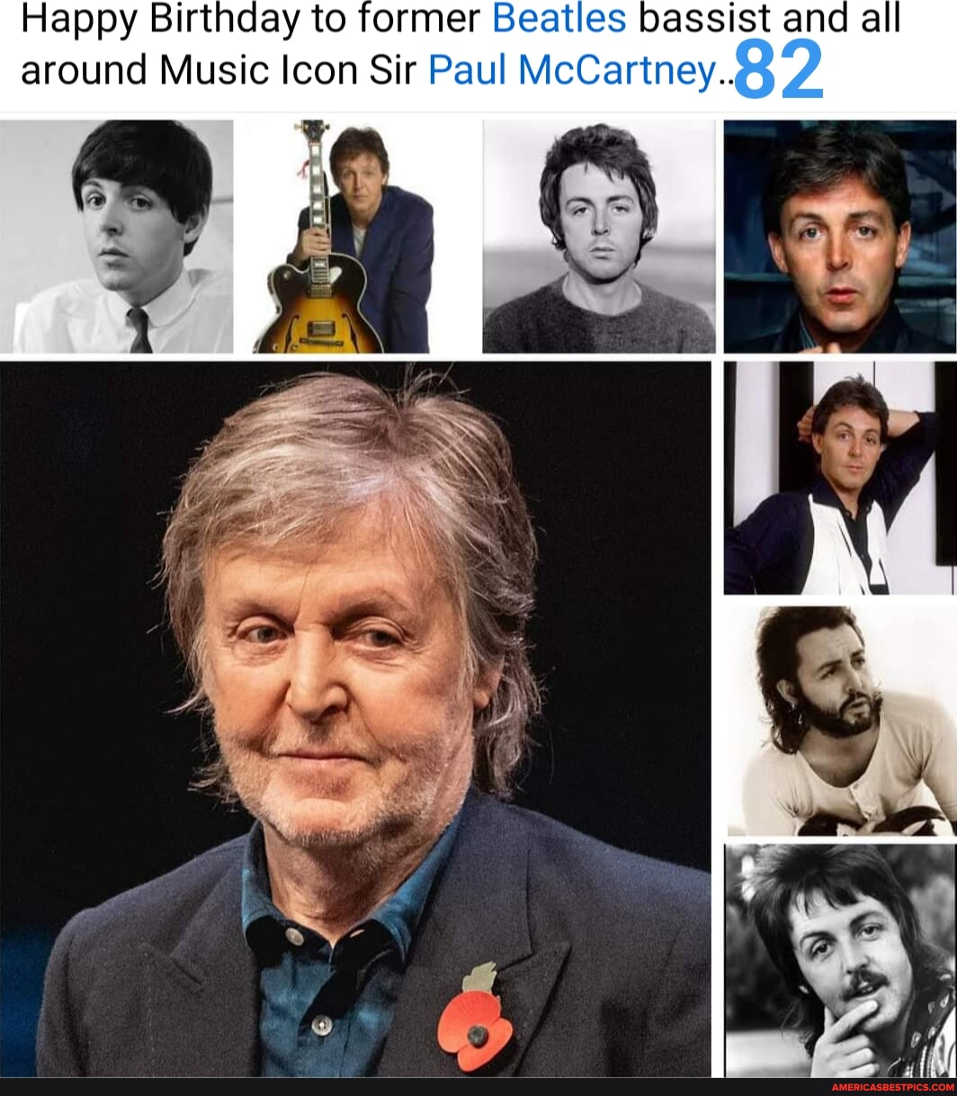 Happy Birthday to former Beatles bassist and all around Music Icon Sir ...