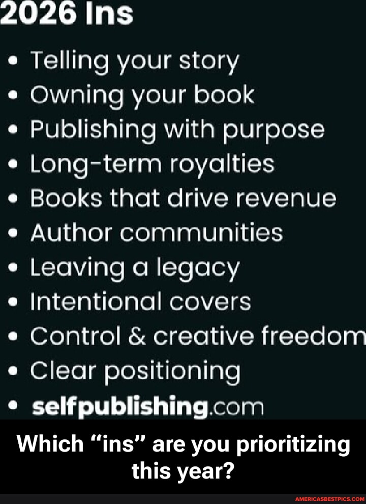 2026 Ins Telling your story Owning your book Publishing with purpose ...