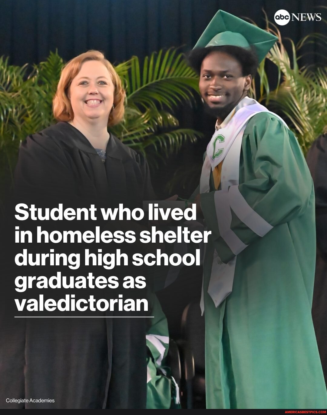 Student who lived in homeless shelter during high school graduates as ...