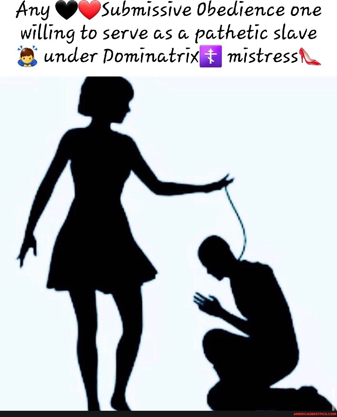 Any submissive Obedience one willing to serve as a pathetic slave ...