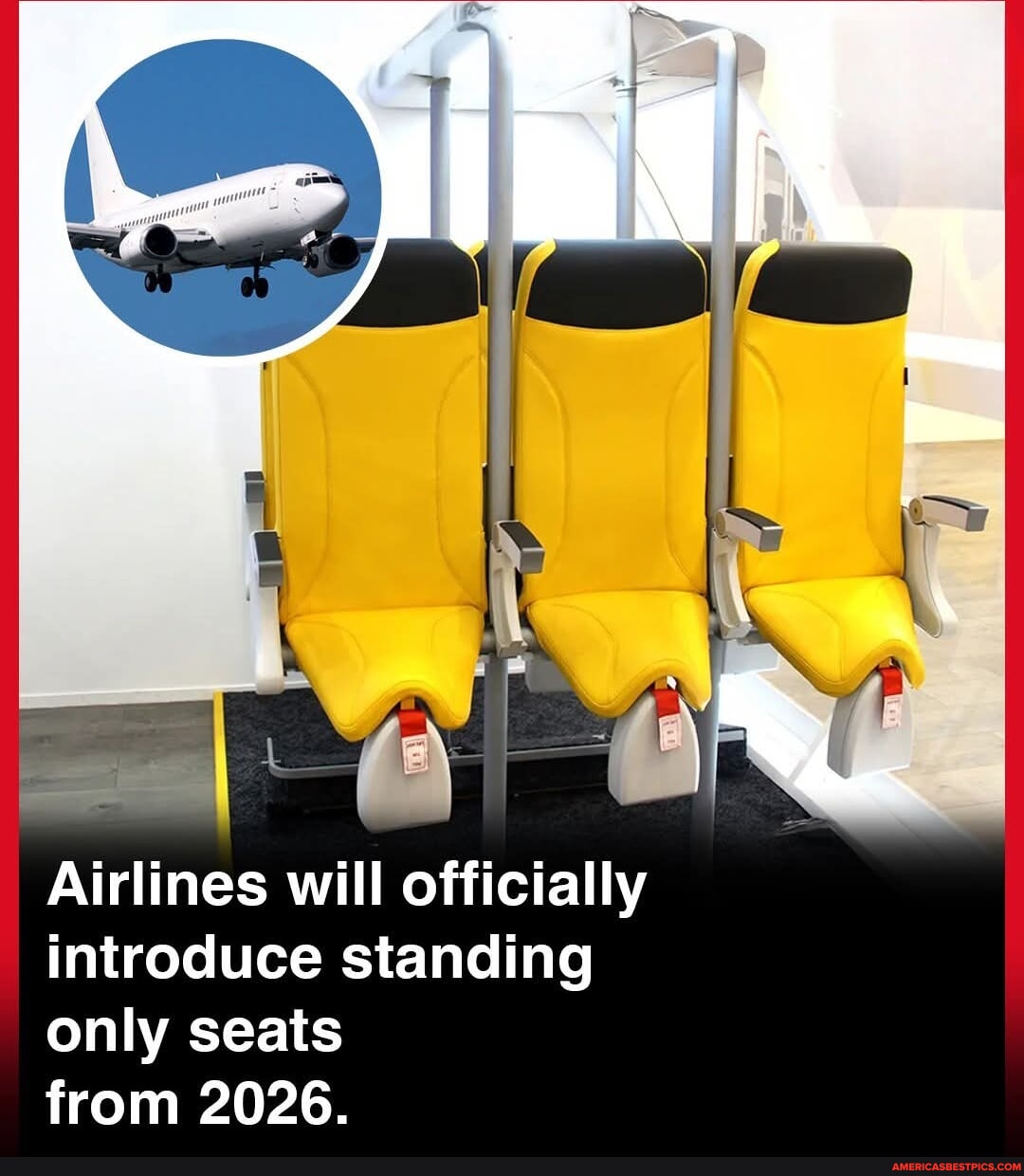 Airlines will officially introduce standing only seats from 2026 ...