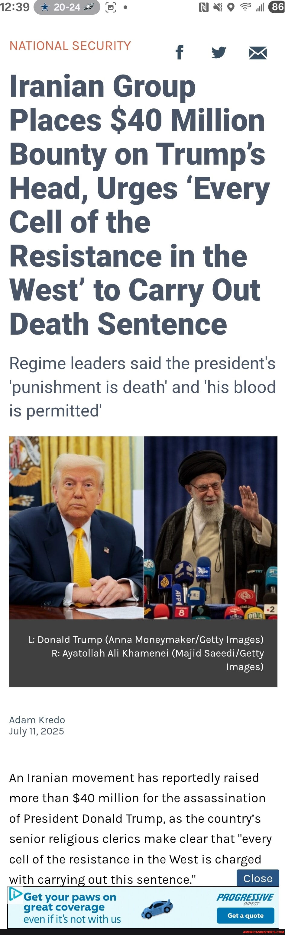 E Mao = wll NATIONAL SECURITY mm lranian Group Places $40 Million ...