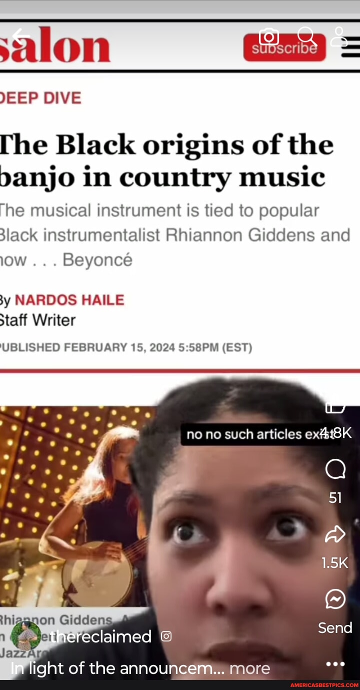 Salon = JEEP DIVE The Black origins of the panjo in country music he ...