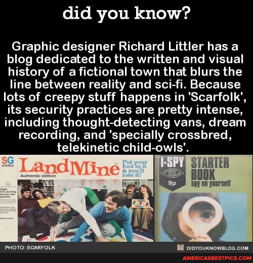 Did you know? Graphic designer Richard Littler has a blog dedicated to ...