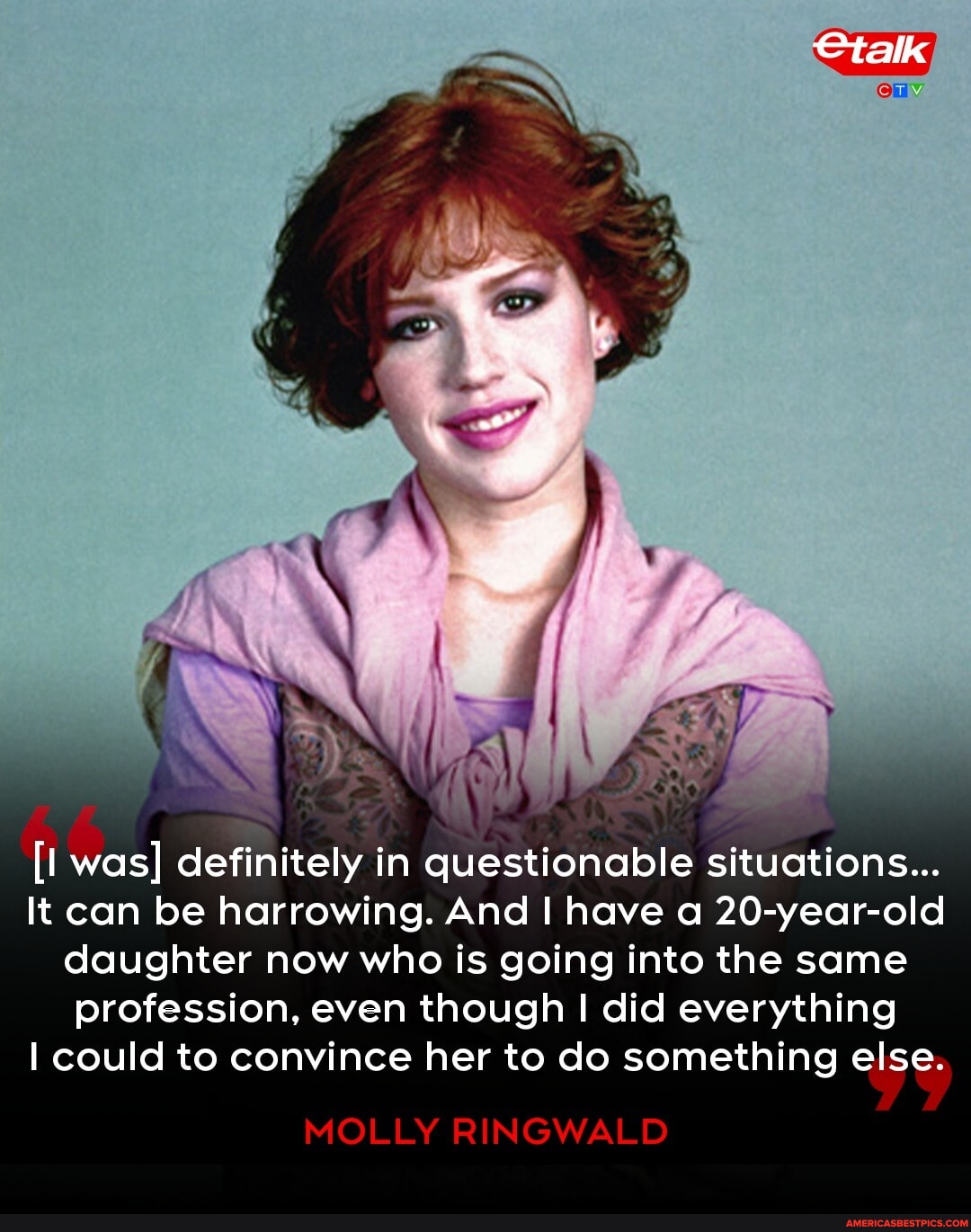 Molly Ringwald is opening up about her "harrowing" experiences as a ...