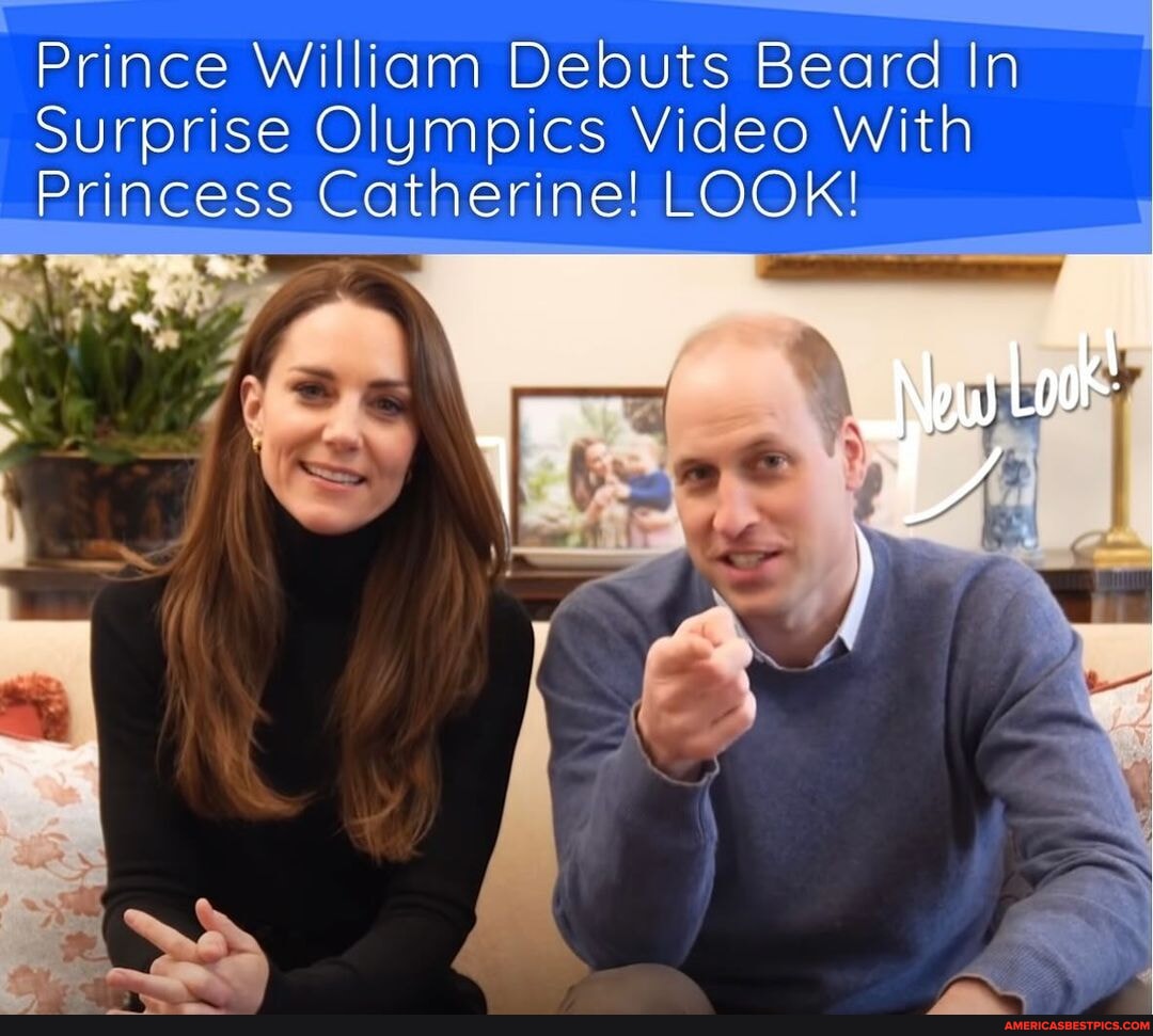 Prince William Debuts Beard In Surprise Olympics Video With Princess ...