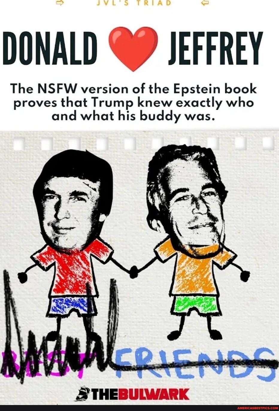 AD DONALD JEFFREY The NSFW version of the Epstein book proves that ...