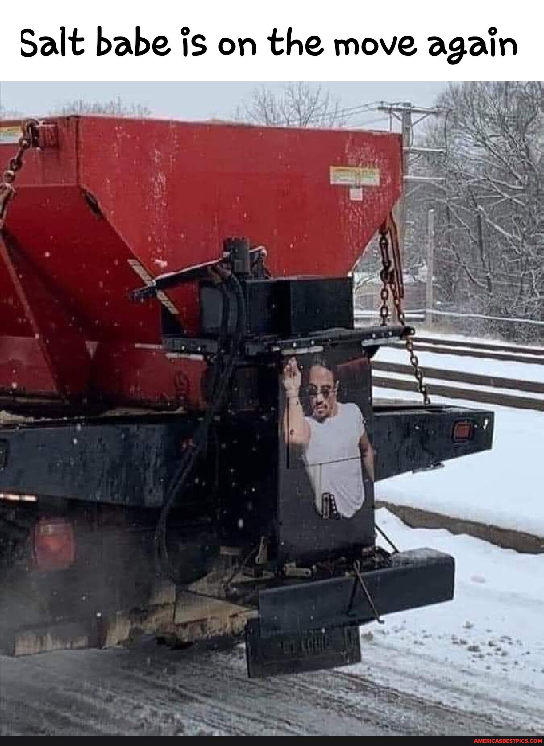 Salt babe is on the move again - America’s best pics and videos