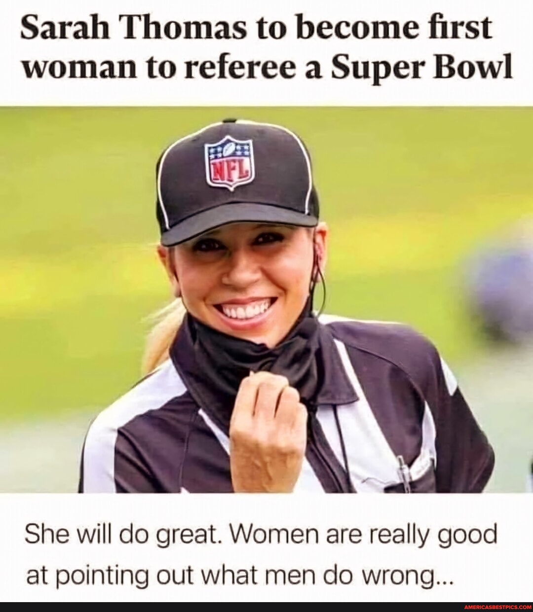 Sarah Thomas to become first woman to referee a Super Bowl She will do ...
