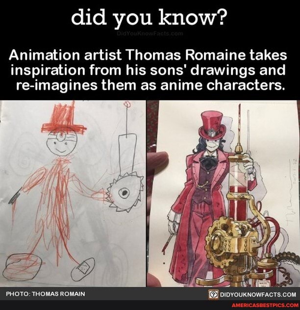 Did you know? Animation artist Thomas Romaine takes inspiration from ...