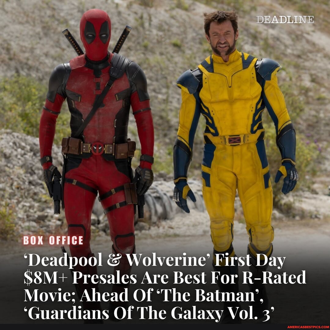Disney Marvel Studios’ first R-rated release, #DeadpoolAndWolverine, is already heating up eight ...