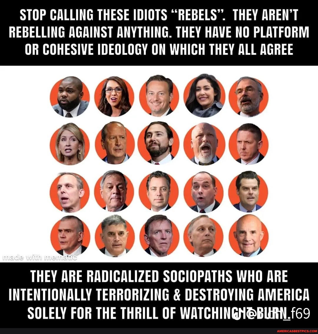 STOP CALLING THESE IDIOTS "REBELS". THEY AREN'T REBELLING AGAINST ...