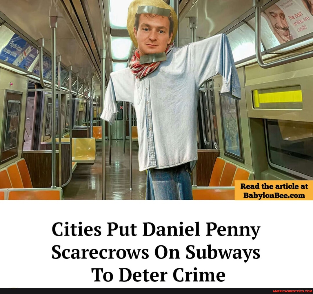 Cities Put Daniel Penny Scarecrows On Subways To Deter Crime - America ...
