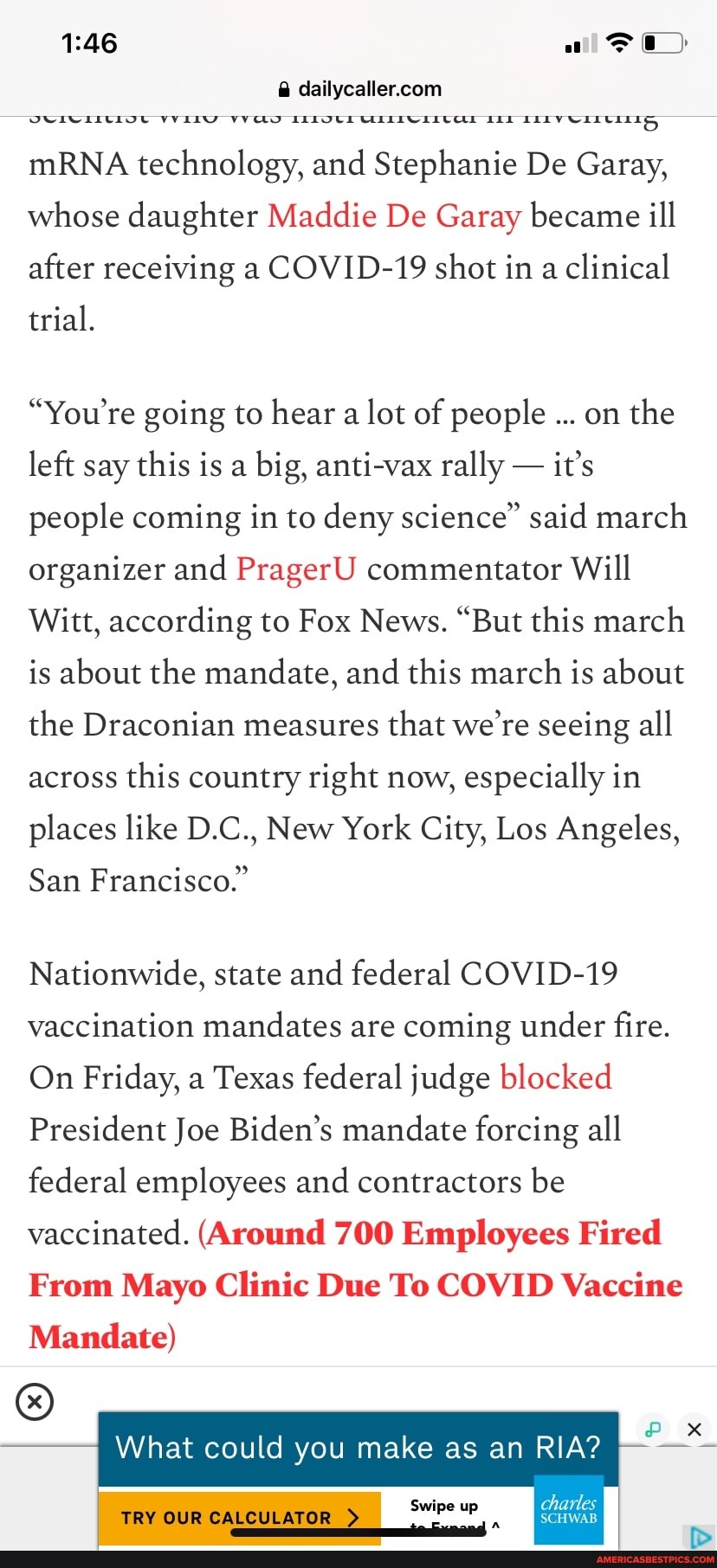 All mRNA technology, and Stephanie De Garay, whose daughter Maddie De ...