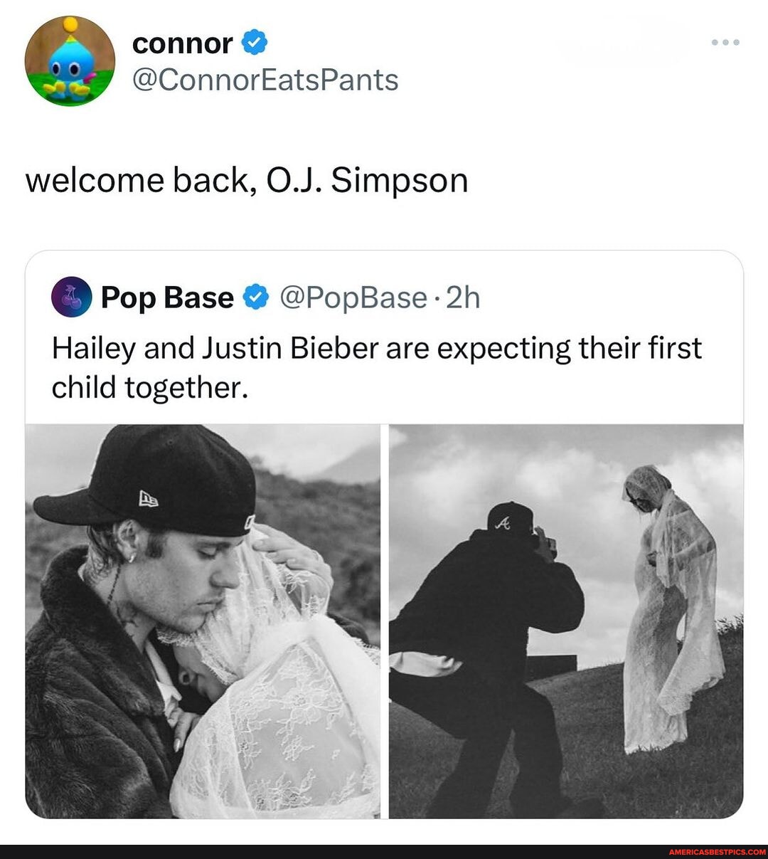 The juice is loose (@connoreatspants) - welcome back, O.J. Simpson Pop Base @PopBase: Hailey and ...