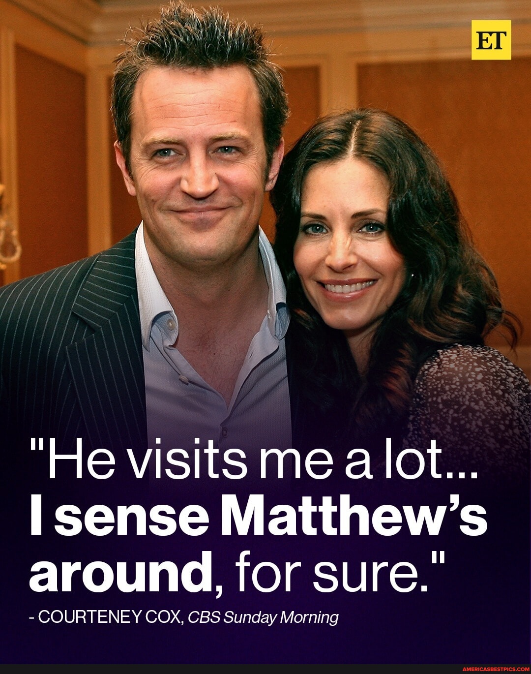 Courteney Cox is opening up about her enduring connection with Matthew ...