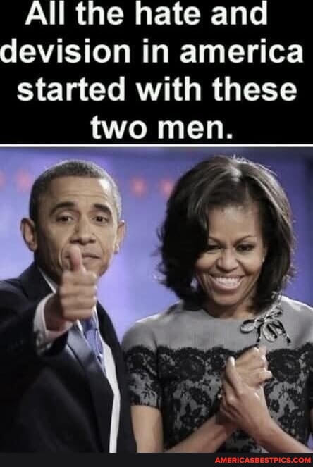 All the hate and devision in america started with these two men ...