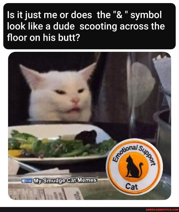 Is it just me or does the symbol look like a dude scooting across the ...