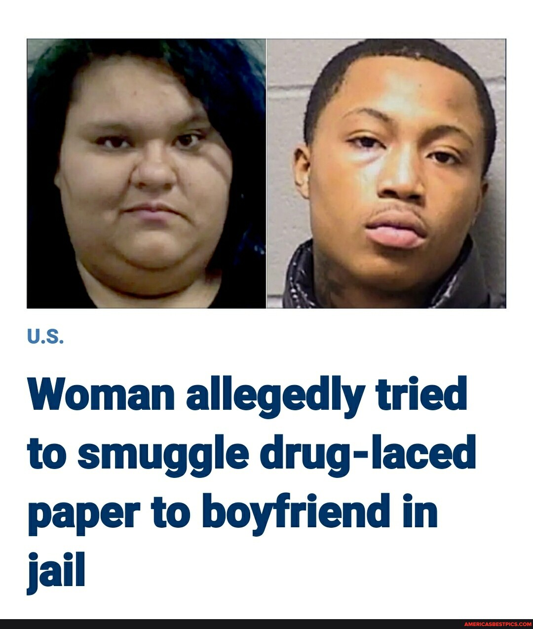 U.S. Woman allegedly tried to smuggle drug-laced paper to boyfriend in ...