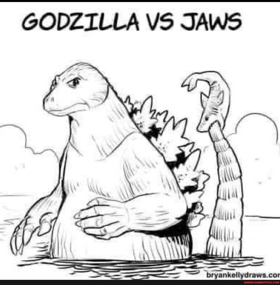 GODZILLA VS JAWS & } SH - America’s best pics and videos
