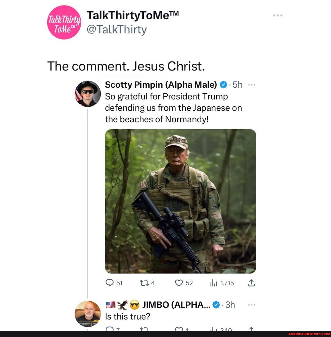 🫠🫠🫠 (the first tweet was obviously a joke, which is why the comment ...