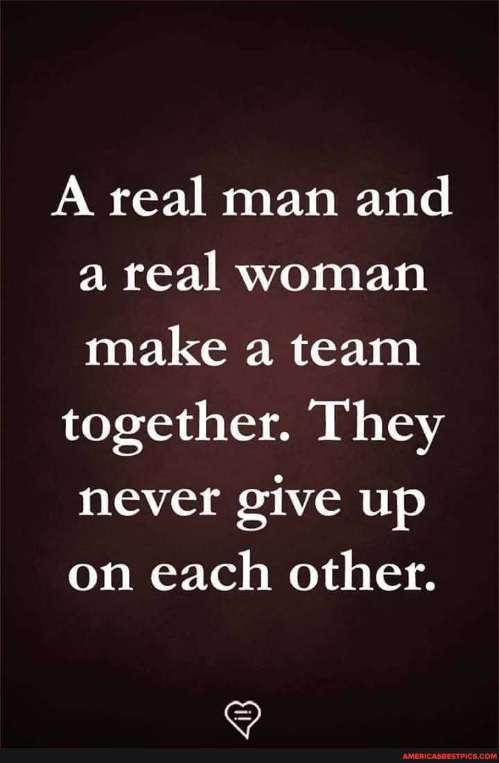 Areal man and areal woman make a team together. They never give up on ...