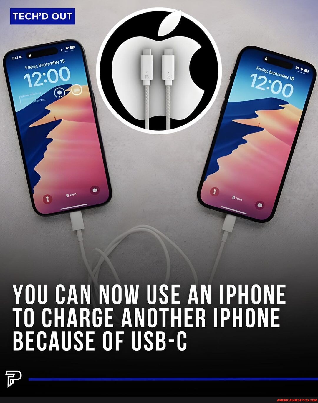 Apple's iPhone 15 and iPhone 15 Pro models use a USB-C port instead of ...