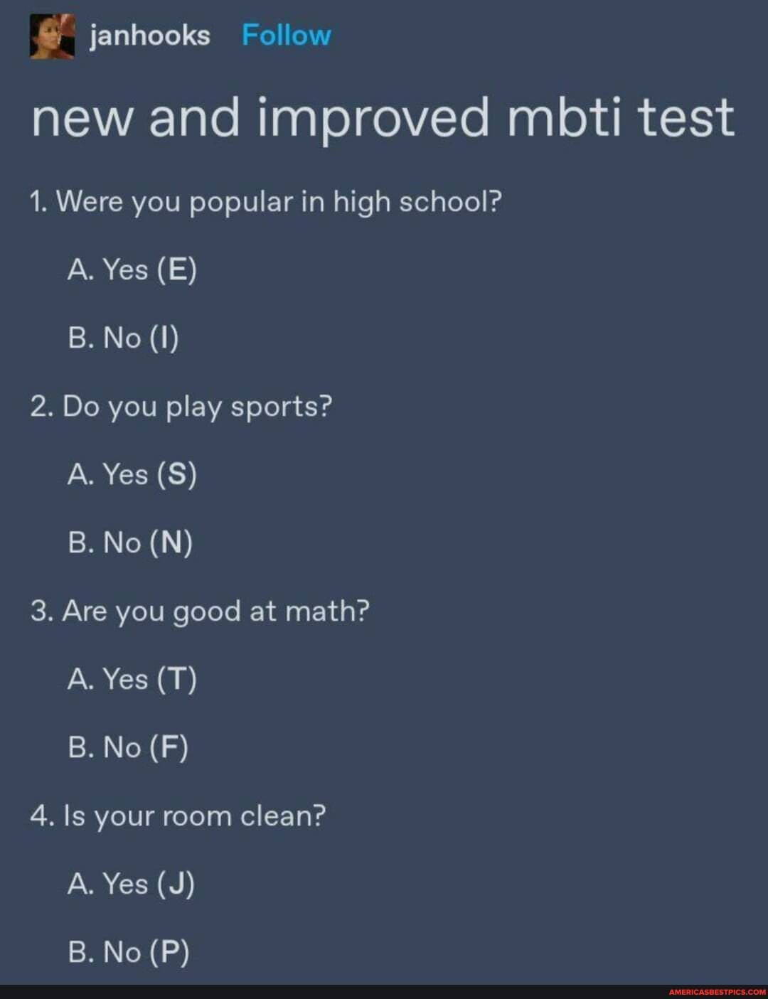 Try our new and improved MBTI test. What's your type? - new and ...
