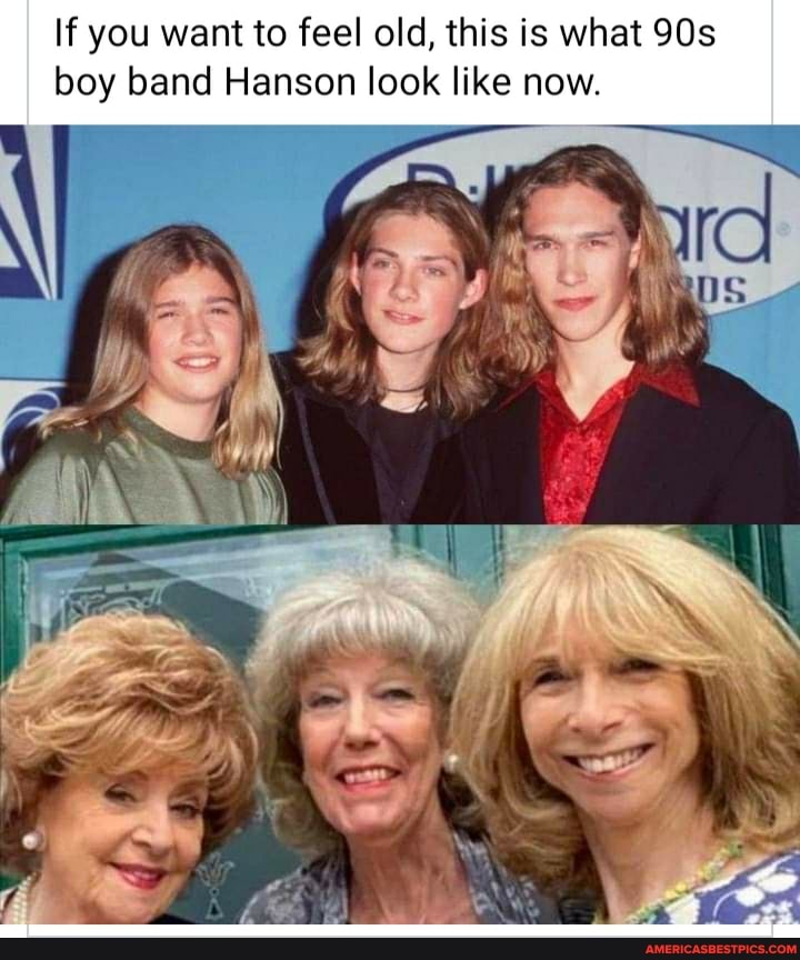 If you want to feel old, this is what boy band Hanson look like now ...
