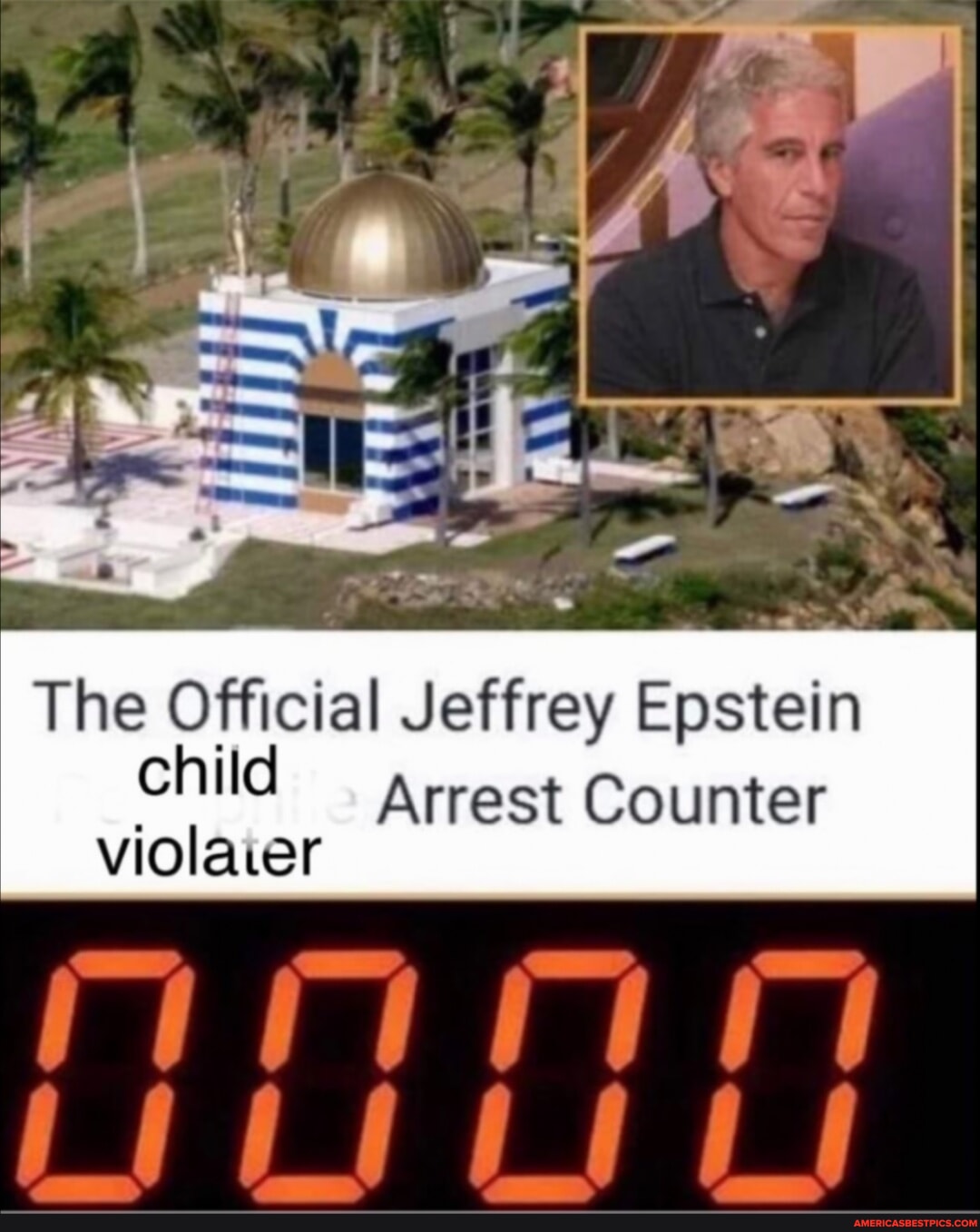 Id The Official Jeffrey Epstein child Arrest Counter violaier - America ...