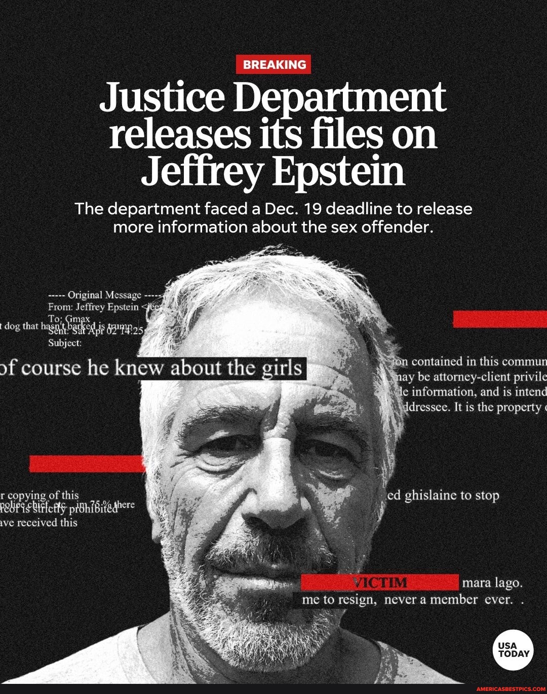 BREAKING Justice Department releases its files on Jeffrey Epstein The ...