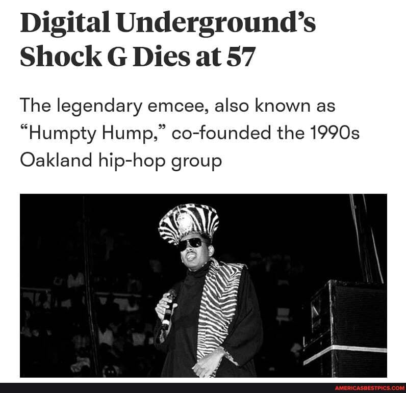 Rest in peace, Shock G (aka Humpty Hump) #90s #1990s # ...