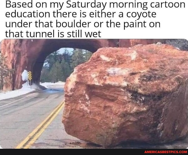 Based on my Saturday morning cartoon education there is either a coyote ...