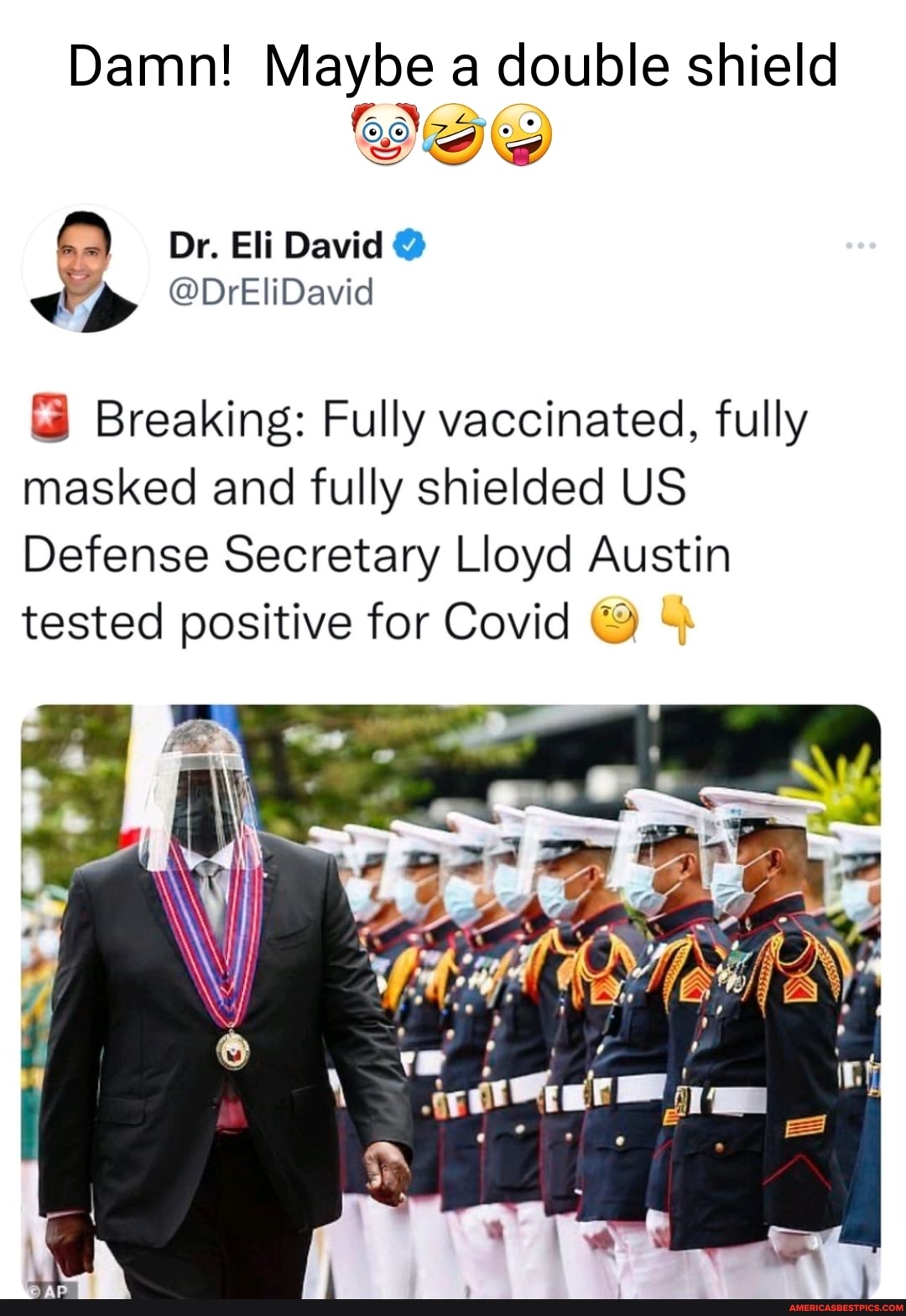 Damn! Maybe a double shield Dr. Eli David @DrEliDavid Breaking: Fully ...