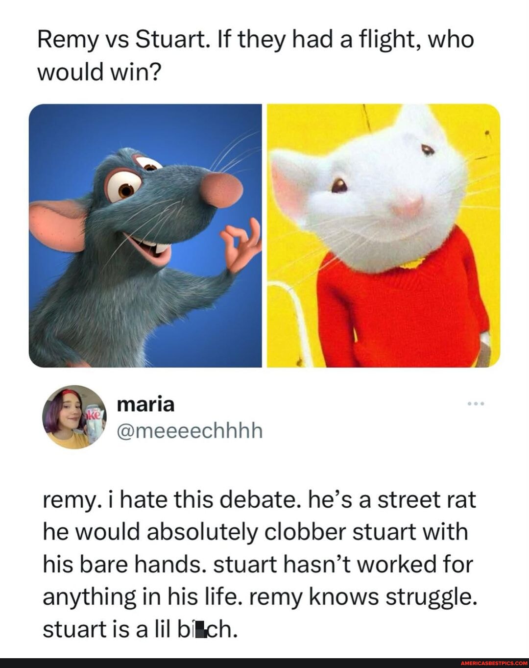 Meanwhile the real winner is JERRY in every universe Like this content ...