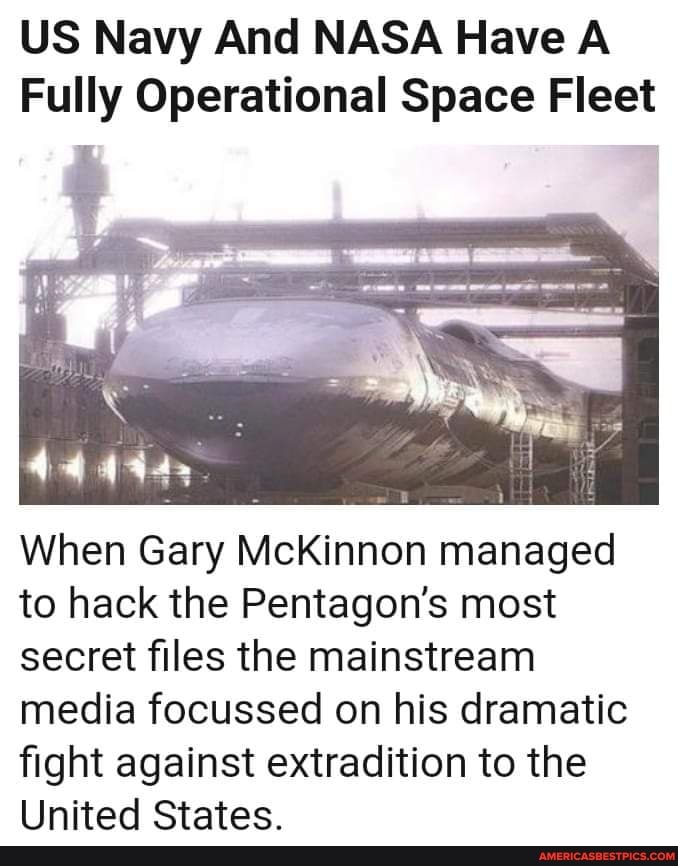 US Navy And NASA Have /A Fully Operational Space Fleet When Gary ...