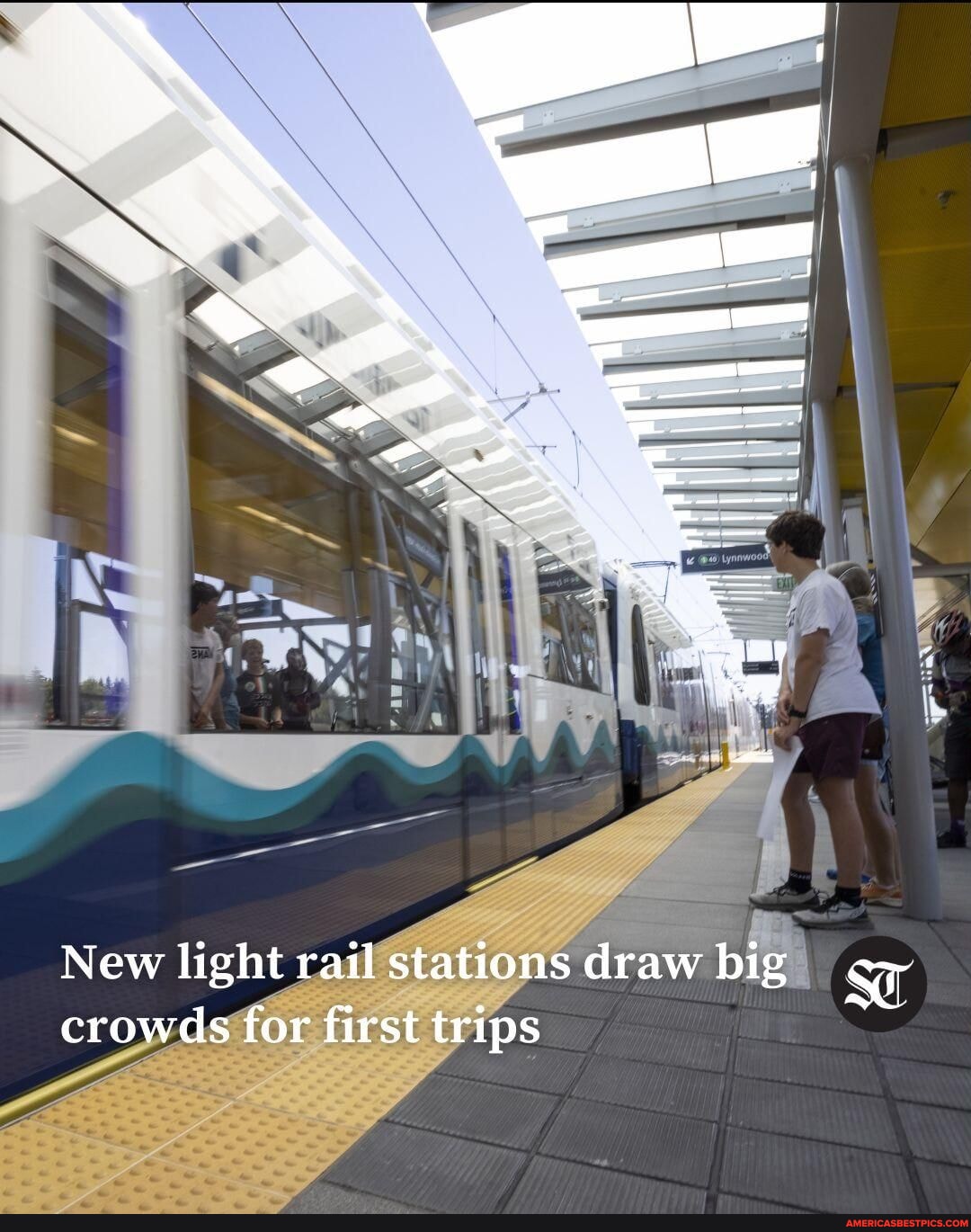 Happy crowds filled Sound Transits four newest light rail stations Friday as communities north ...