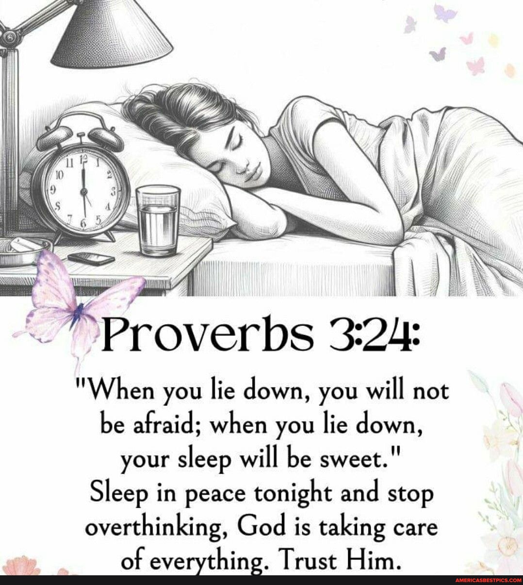 ~ "Proverbs "When you lie down, you will not be afraid; when you lie ...