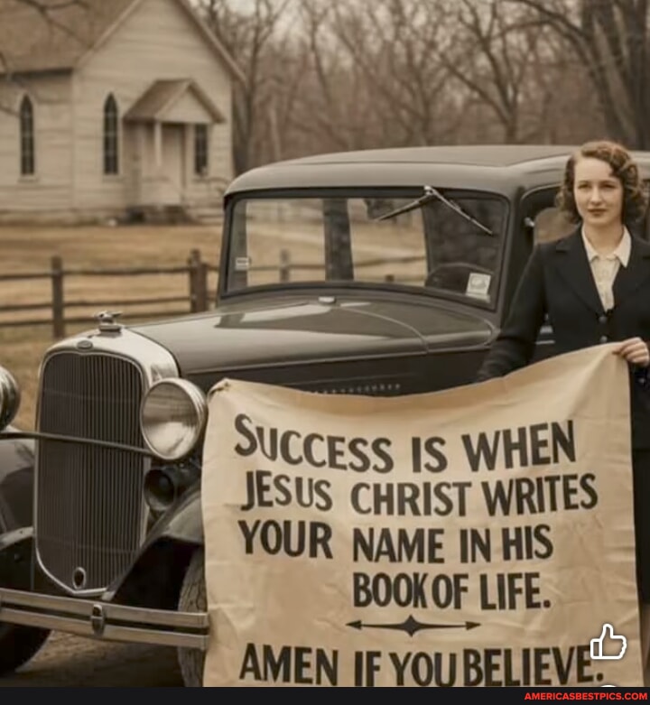 SUCCESS IS WHEN JESUS CHRIST WRITES YOUR NAME IN HIS BOOK OF LIFE. AMEN ...