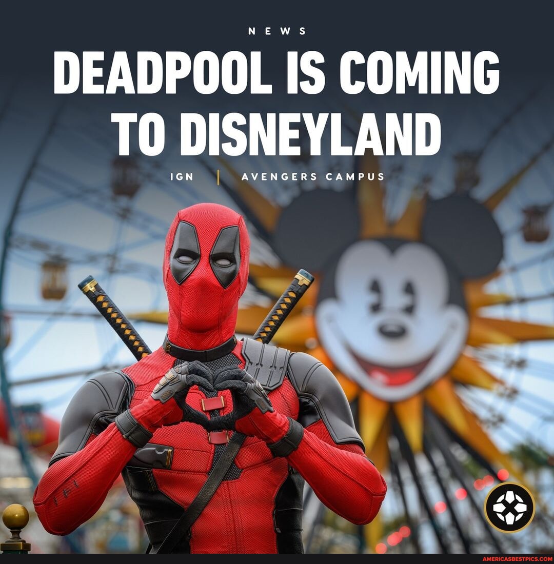 Deadpool arrives at Avengers Campus in Disney California Adventure on ...