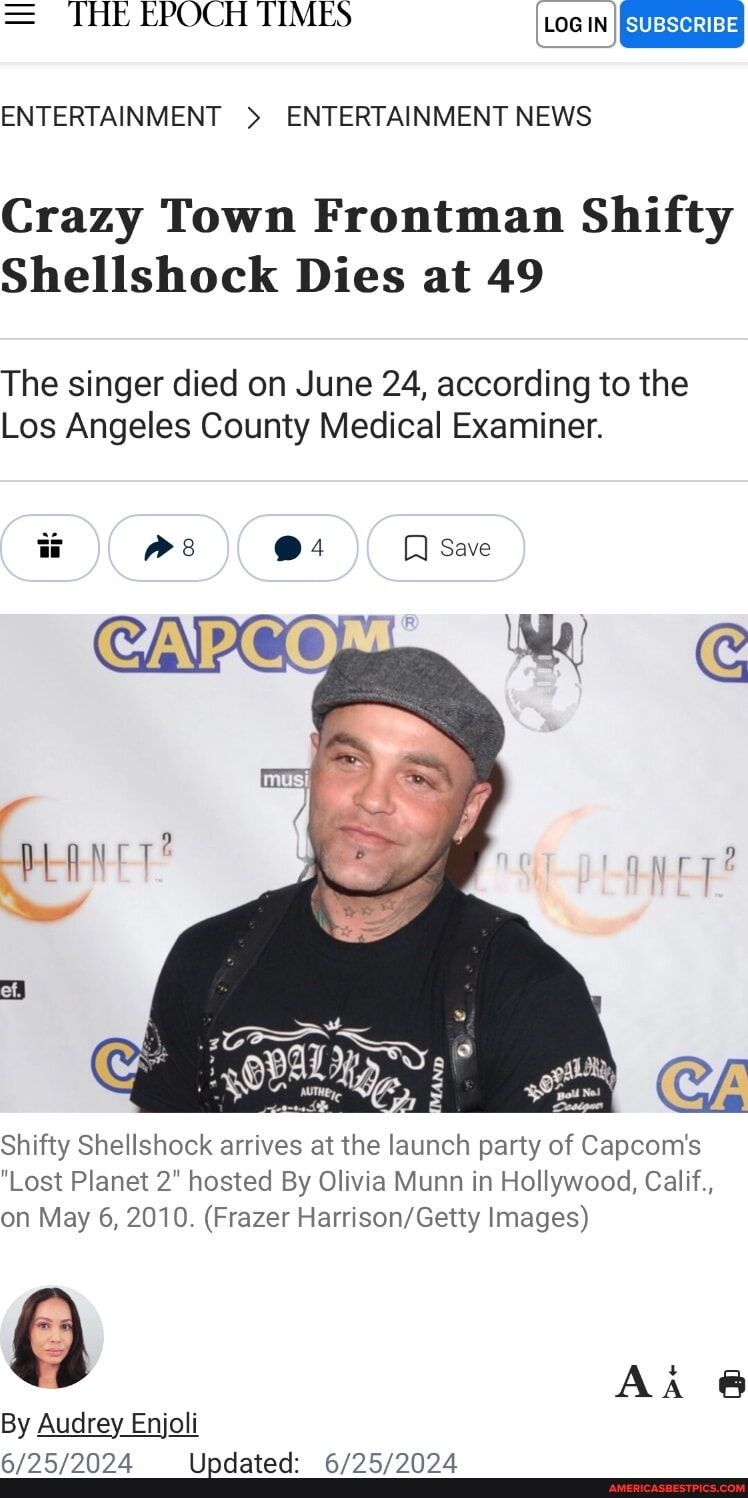 = THE EPOCH TIMES LOGIN ENTERTAINMENT > ENTERTAINMENT NEWS Crazy Town ...