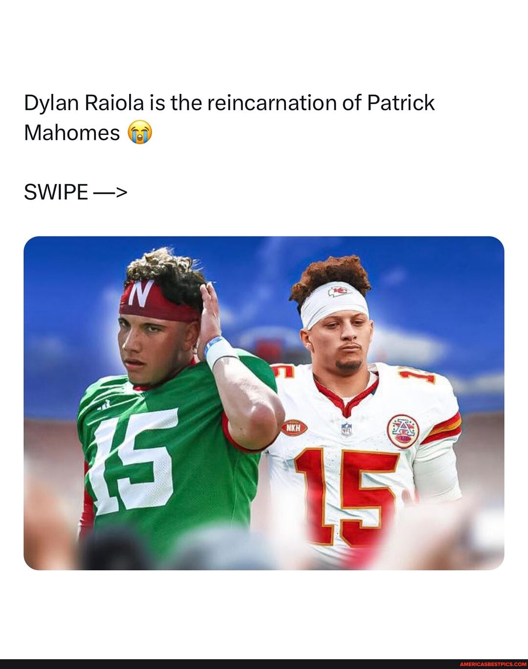 Dylan Raiola 🤝 Patrick Mahomes - Dylan Raiola is the reincarnation of ...