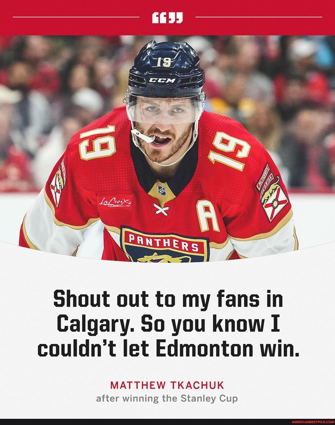Matthew Tkachuk has his former team’s back 😂 (🎥 @sportsnet) - Shout out ...