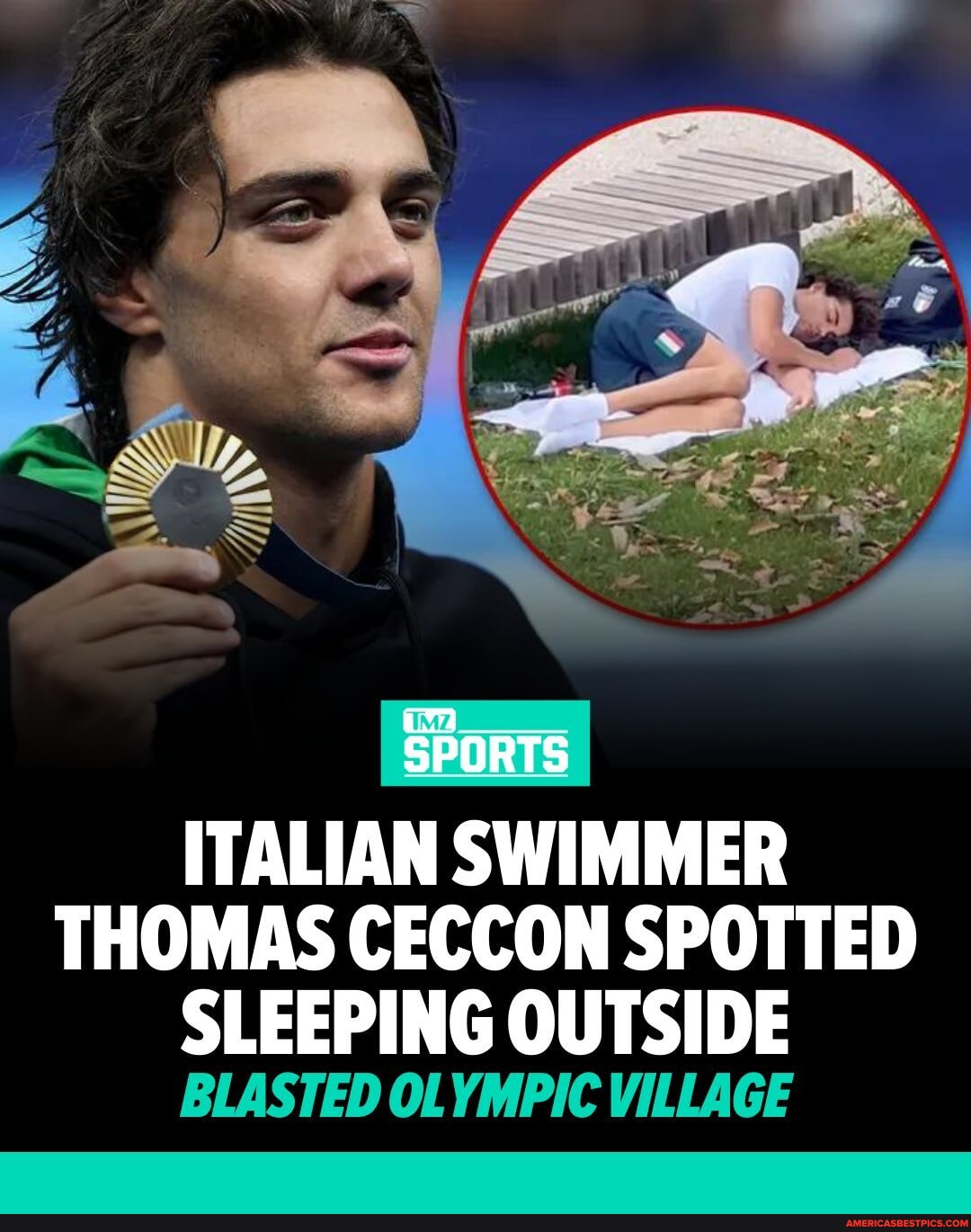 #ThomasCeccon's putting his bed where his mouth is -- laying on a ...