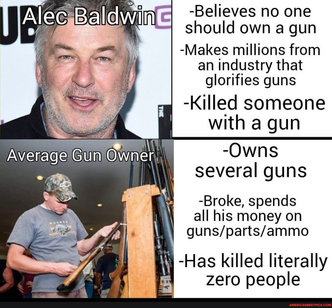 -Believes no one should own a gun -Makes millions from an industry that ...
