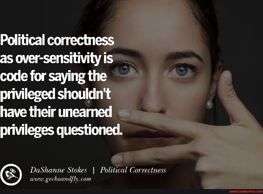 Political correctness as over-sensitivity is code for saying the ...