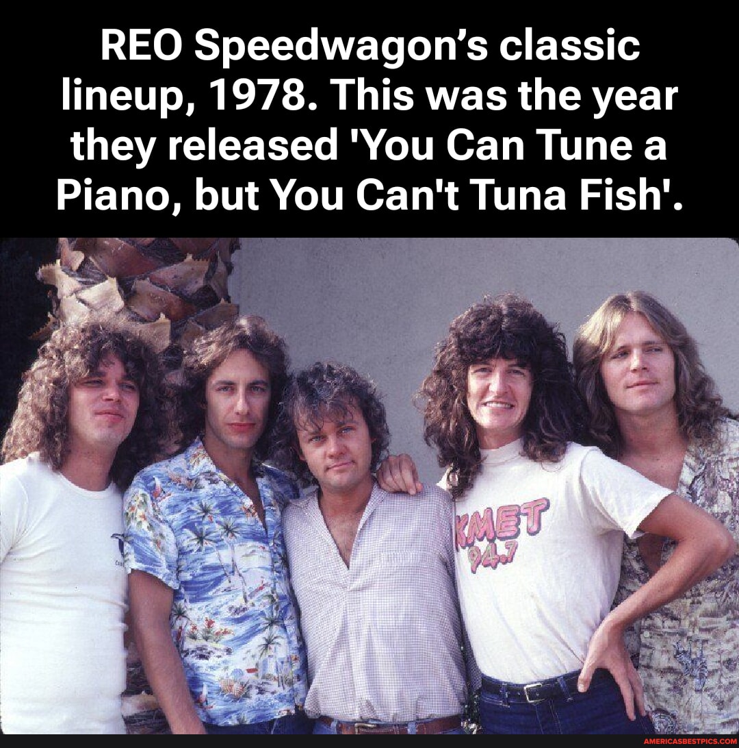 REO Speedwagon's classic lineup, 1978. This was the year they released ...